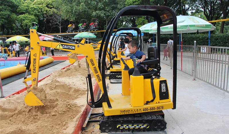 Fun and Learning with Mini Excavator Rides for Kids