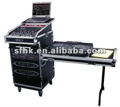 16U Rack case + Slant Mixer + Laptop stand + DJ Table| Alibaba.com