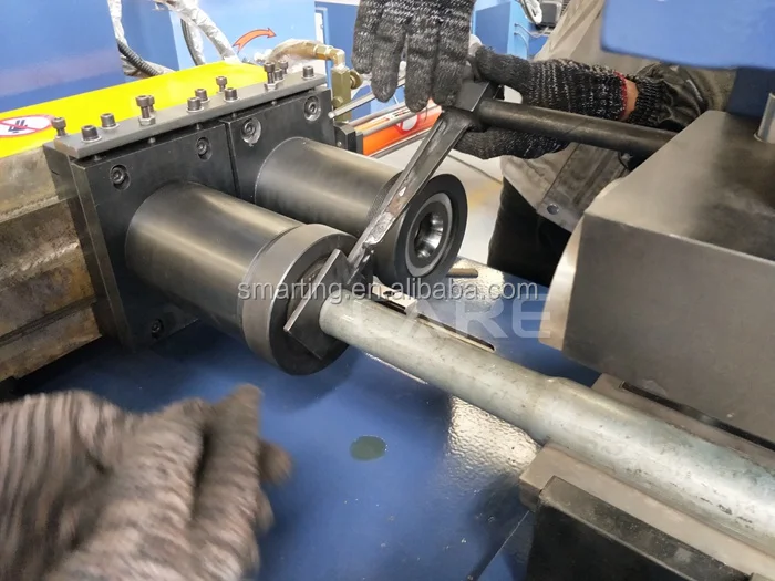 Sg-ii-40 Single Head Steel Tube End Finishing Machine For Tube Reducing ...