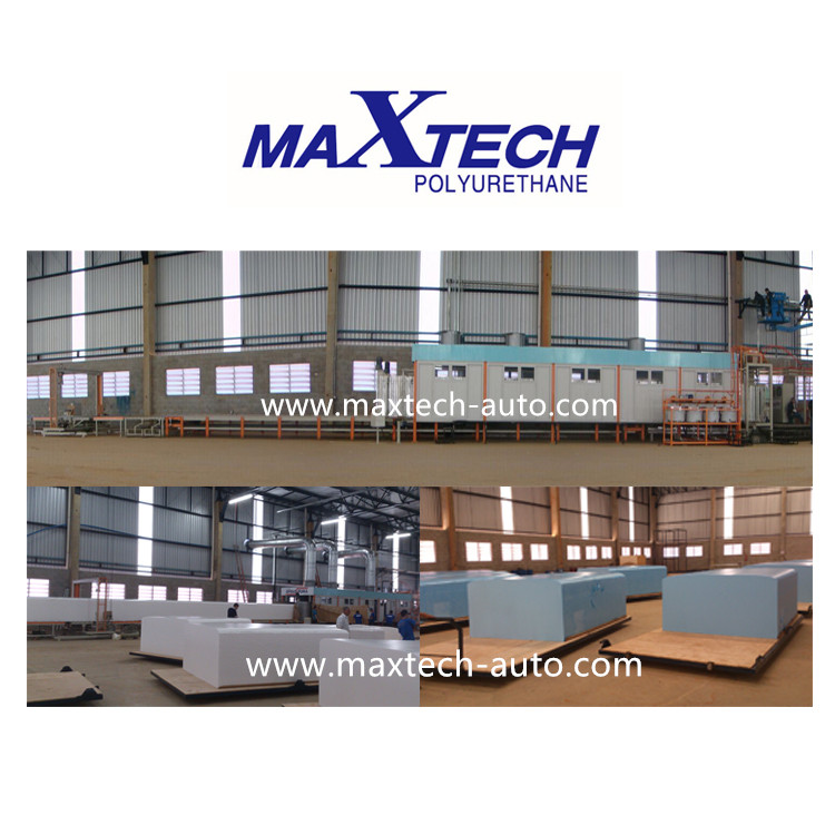 Maxtech连续泡沫机制造厂槽式发泡自动卧式，低压约80kw L38 * W4.5 * H4m - Buy Maxtech 泡沫机，聚氨酯泡沫机，泡沫制造机 Product on ...