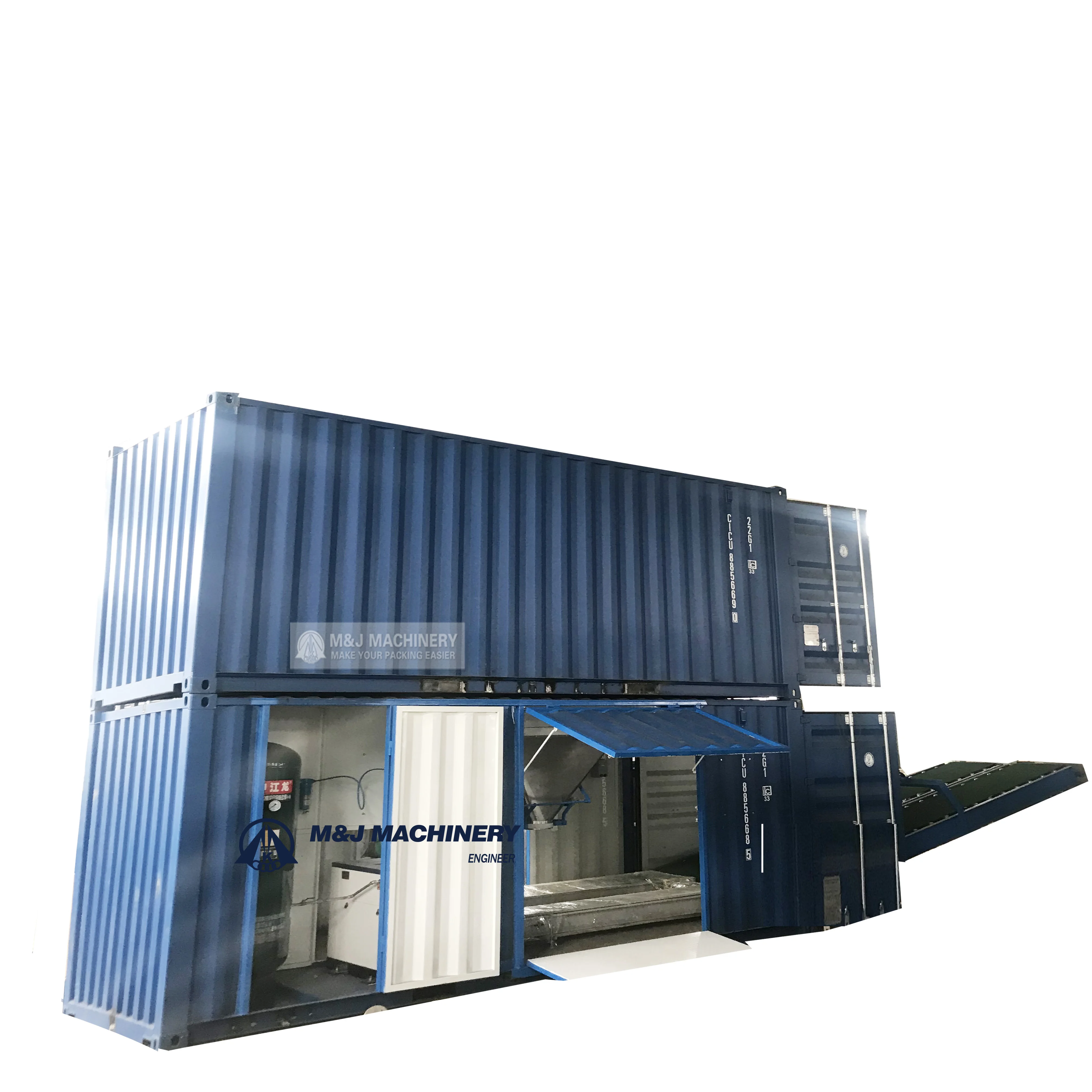 Containerized Mobile Weighing and Bagging Machine System