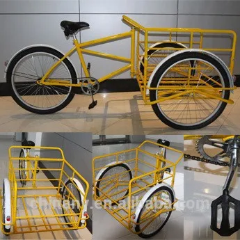 Tricycle Bike Adult 26 Inch - Single Speed Cargo Bike