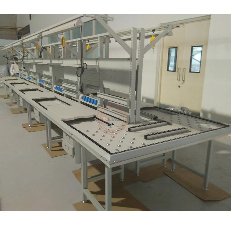 ESD Industrial Assembly Line Workbench Production Working Table for ...