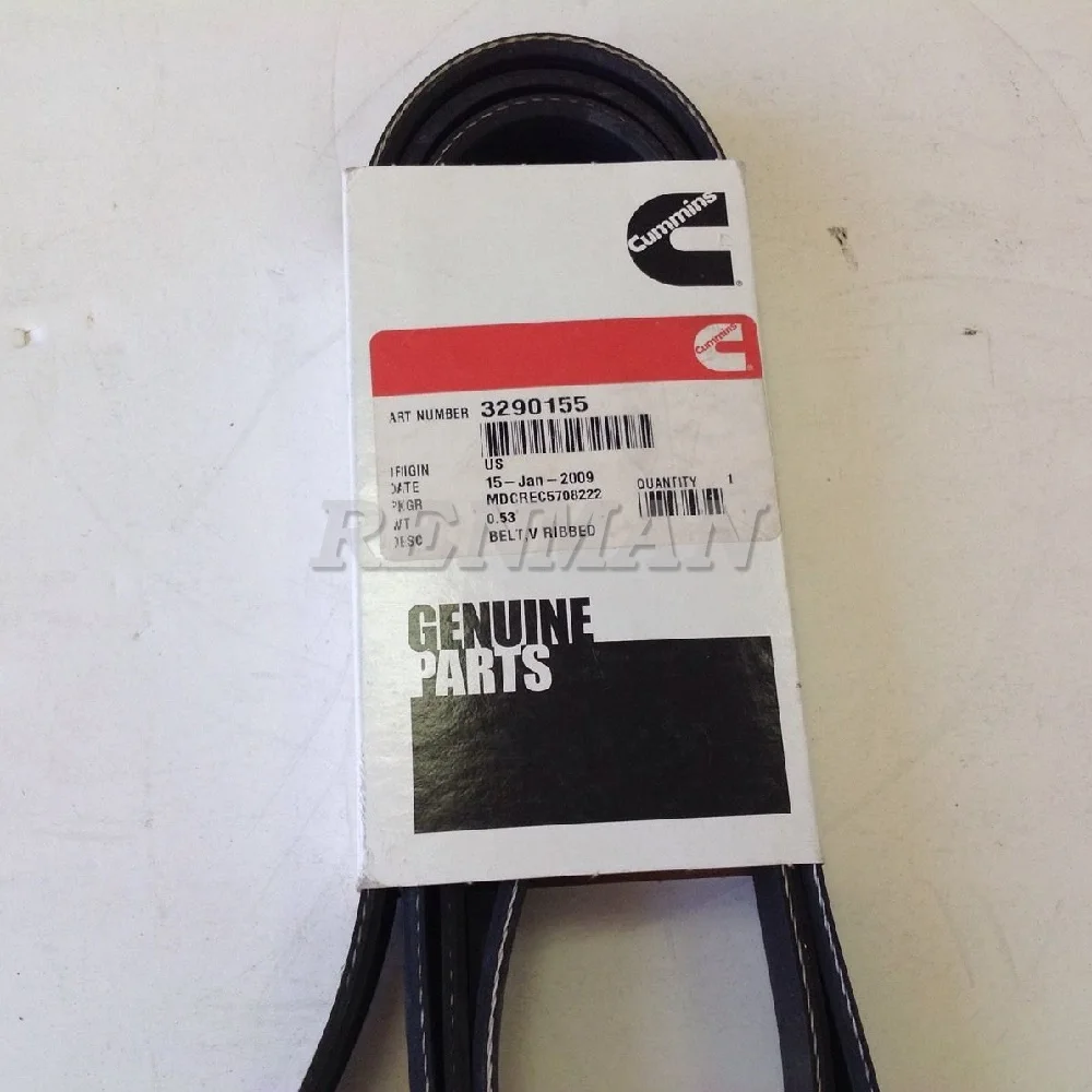 Cummins Engine ISM QSM11 Fan Drive V Ribbed Belt - 3290155 4060564