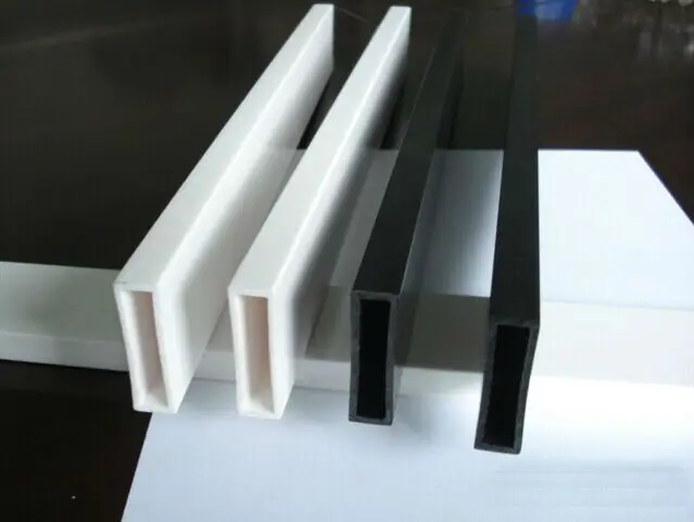 White PVC UPVC Square Tubing for Handrail Support - OEM | Wholesale