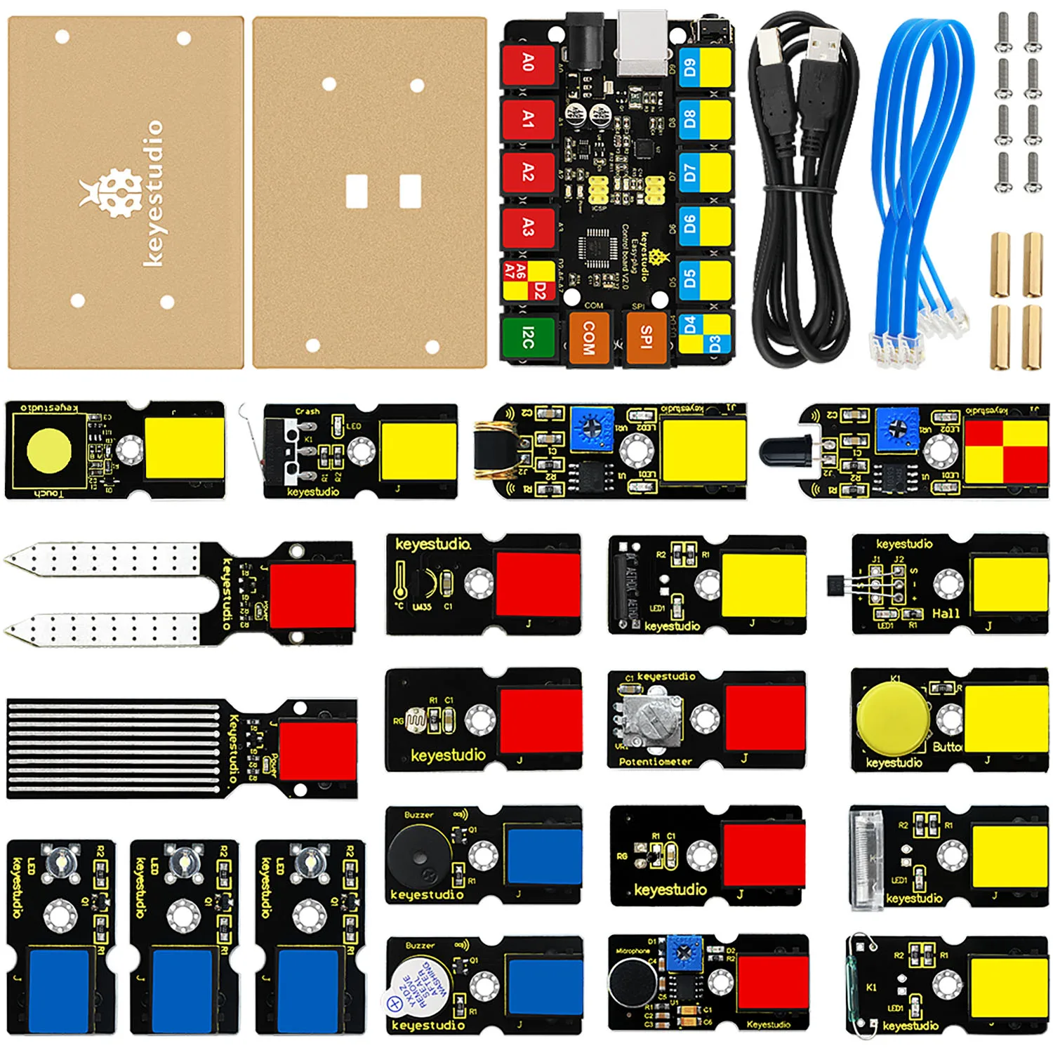 Keyestudio Easy Plug Learning Kit for Arduino Starters