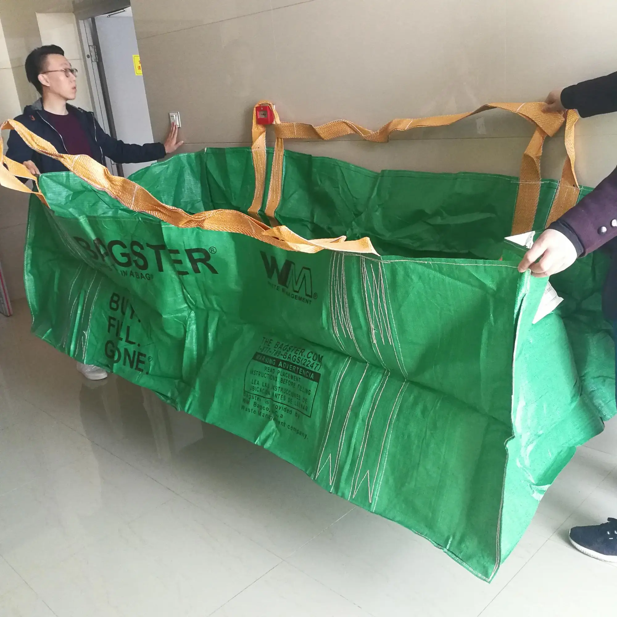 Construction Waste Skip Bag Dumpster Bag - Durable & Efficient