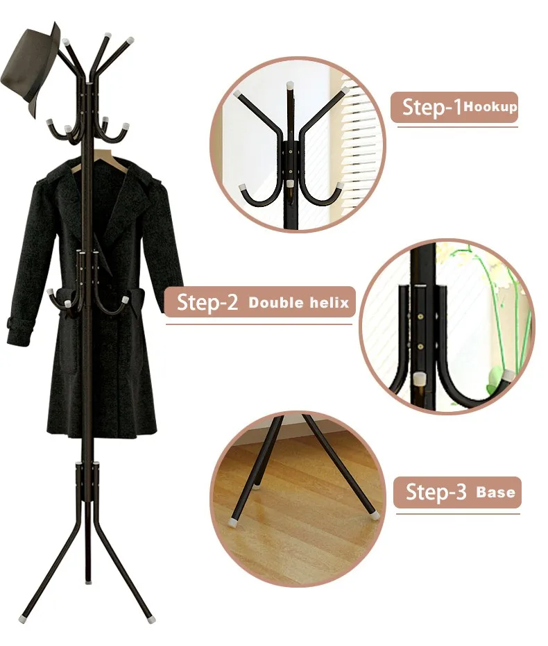 Freestanding Living Room Furniture - Portable Coat Rack