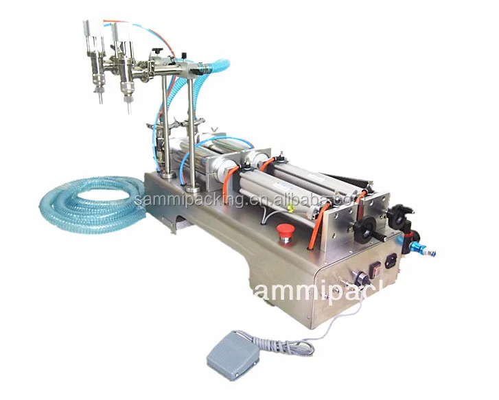 2 Head Piston Filler - Efficient Liquid Filling Machine