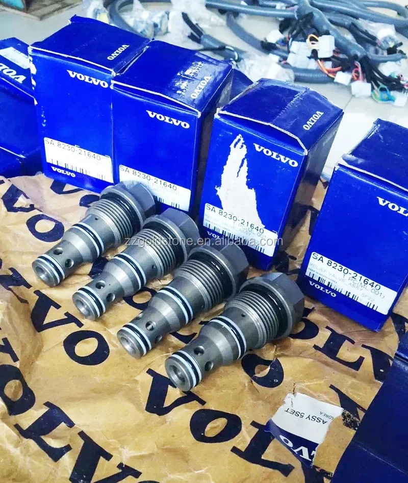 굴삭기 EC240 릴리프 밸브 8230-21640 14518517 7270-30150 14557639 14500406 ...
