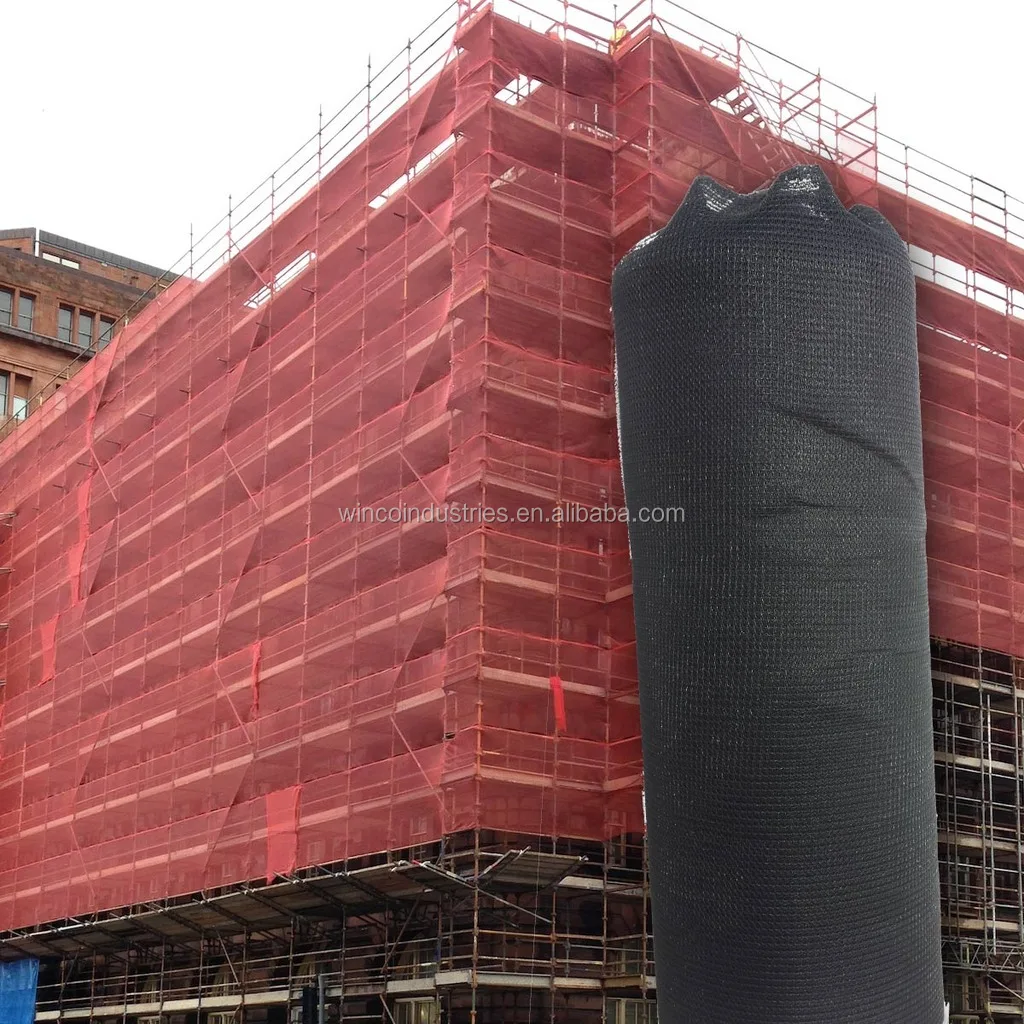 Pvc Coated Debris Netting Scaffolding Netting Construction Site Safety ...