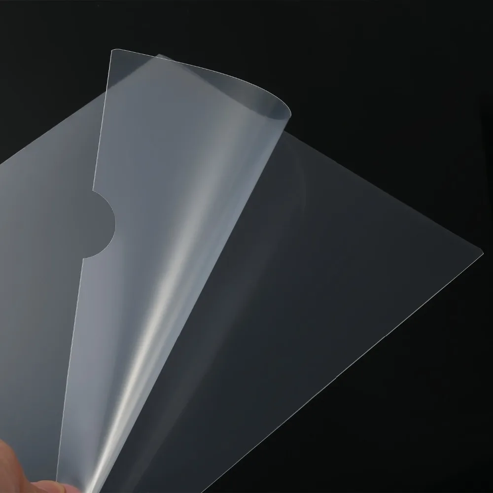 Clear Document Folder Safe Project Pocket L-Type Clear Plastic Folder ...