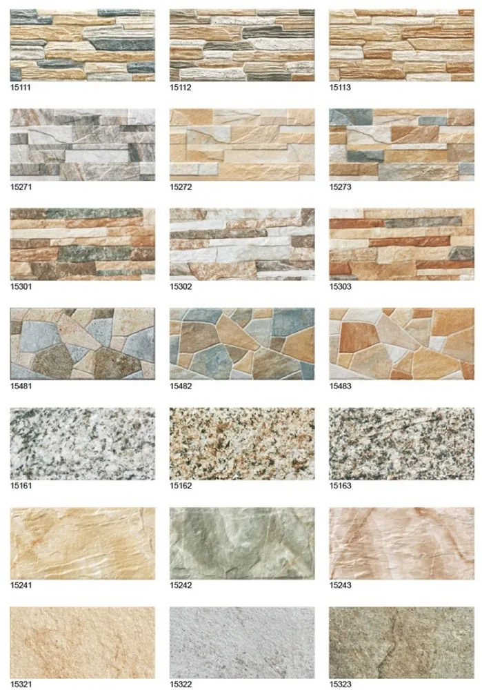 Sunnda Imitation Stone Exterior Wall Clad Porcelain Tile Price Rock ...