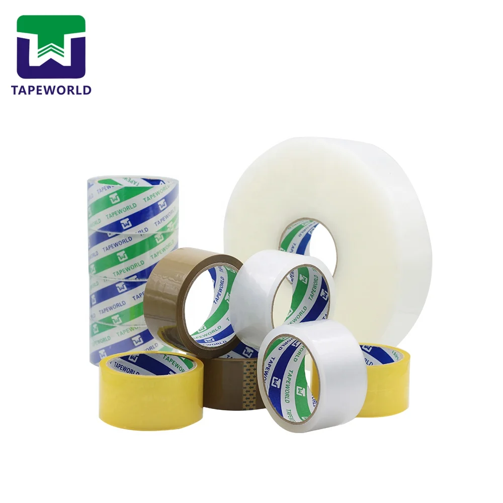 Carton Sealing Scotched Tape Bopp Packing Tape No Air Low Noise Acrylic ...