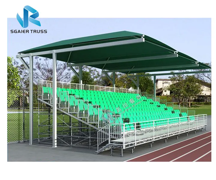 Durable Outdoor Bleachers - Ergonomic Grandstand Planks