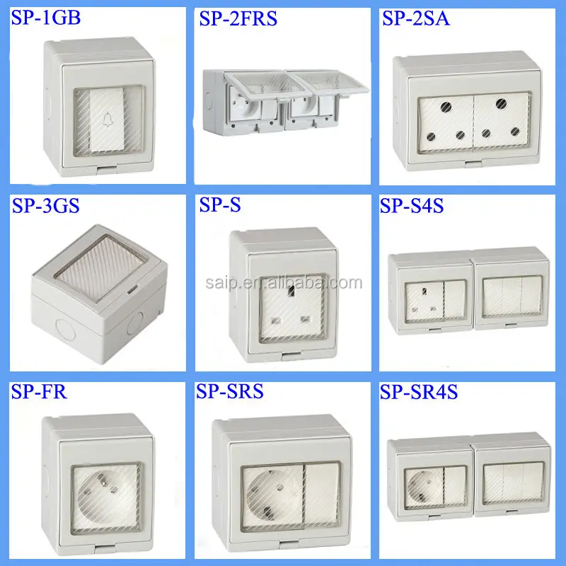Saipwell/saip Electrical Ip55 Push Button Door Bell Waterproof Switch - Buy Waterproof Switch ...