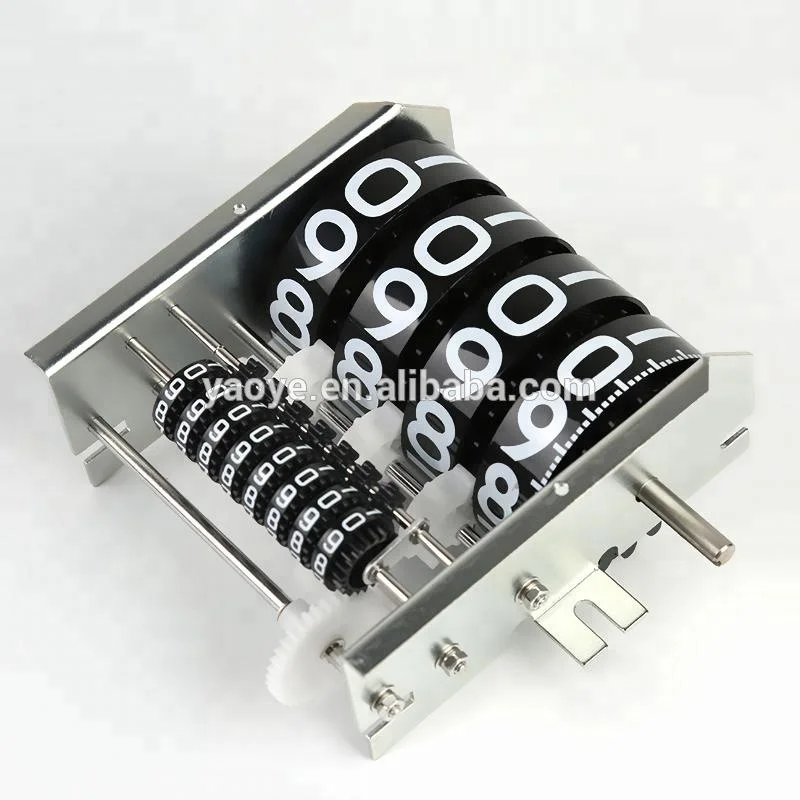 4 Digit Mechanical Counter Totalizers Fuel Dispensers Flowmeter ...