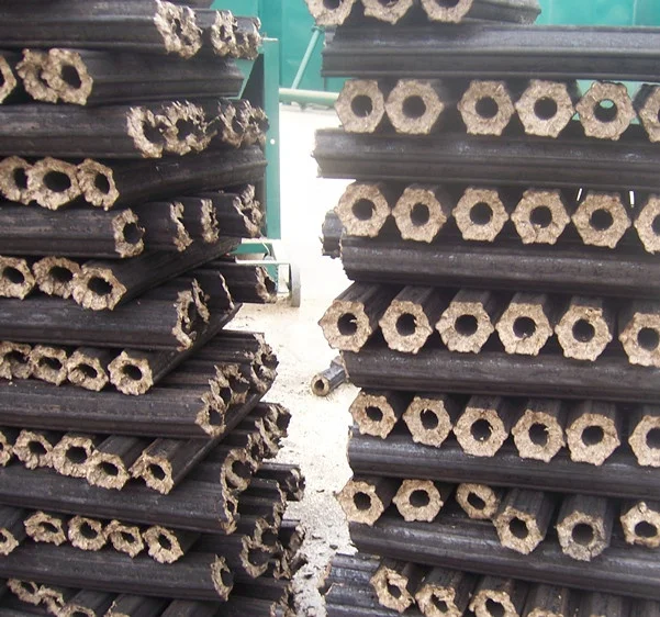 Sugarcane Sawdust Charcoal Rods Briket Machine To Make Wood Briquette ...