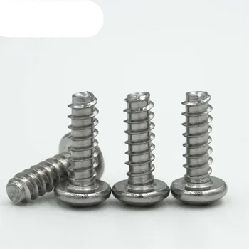 M3 M4 M5 M6 Pan Head Phillips Drive Flat Tip Thread Forming Self ...