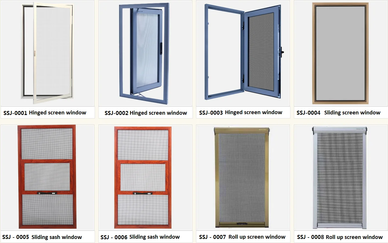 Aluminum Frame Retractable Fly Screen - Pleated Mesh