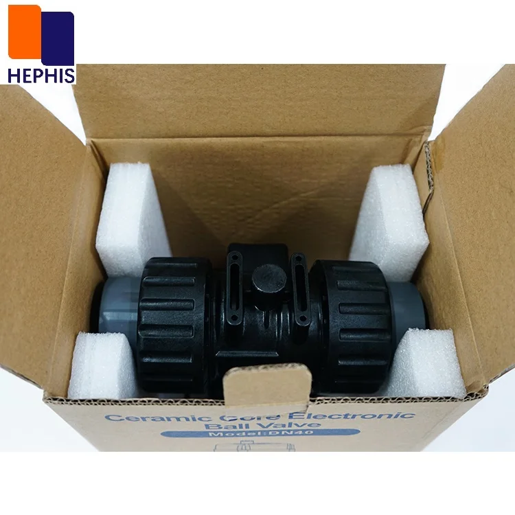 Plastic Motorized Ball Valve Automatic Shut Off Valve And Automatic ...