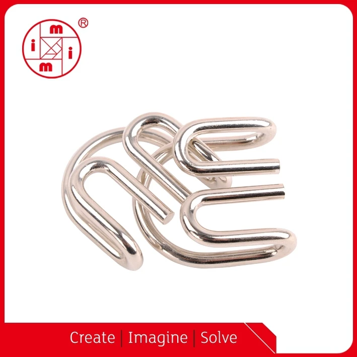 Metal Puzzle Game,IQ Metal Puzzle,Wire Magic Metal Puzzle IQ Game Toys ...