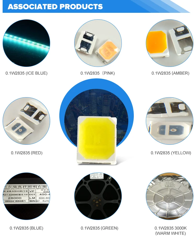3528 2835 Smd Led Diode With High Luminous Smd Chip Can Customize Cri ...