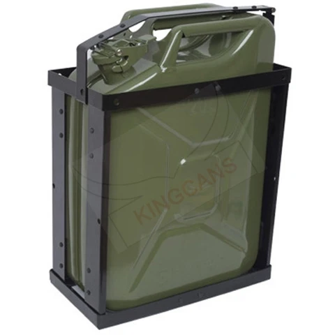 Metal Can Mounting Holder 20 Liter Tank Mounting Rack Bracket Lockable ...