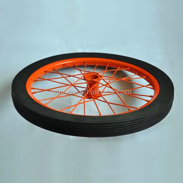 20 Inch PU Foam 4 Wheel Pony Carriage Cart Wheel - Durable