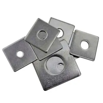 Square Washer Cnc Custom Hot Dip Galvanized M5 M6 M10 Lock Flat Washer ...