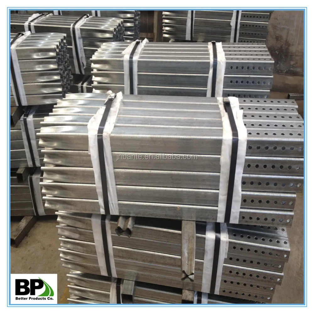 Steel Upright Pole Complete Breakaway System Telespar Square Steel Post ...
