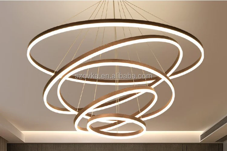 Simple Hanging Decorative Ceiling Pendant Light Circle