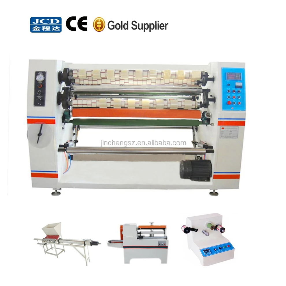 Mini BOPP Gum Tape Roll Cutting and Rewinding Machine