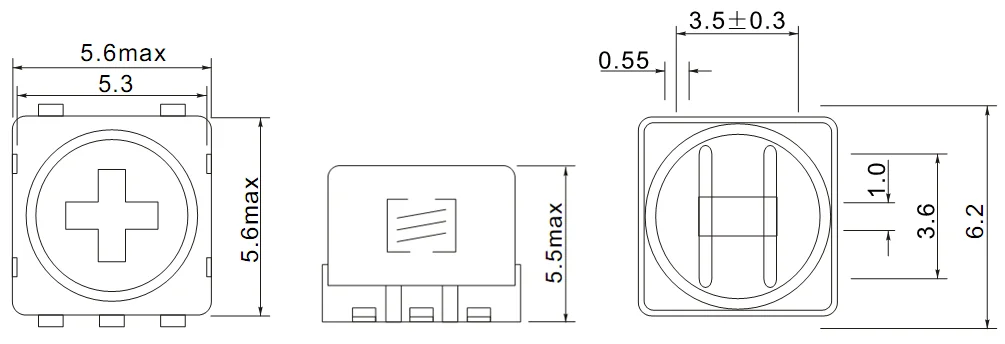 455khz RF Adjustable IFT Coil Inductor for FM Radio