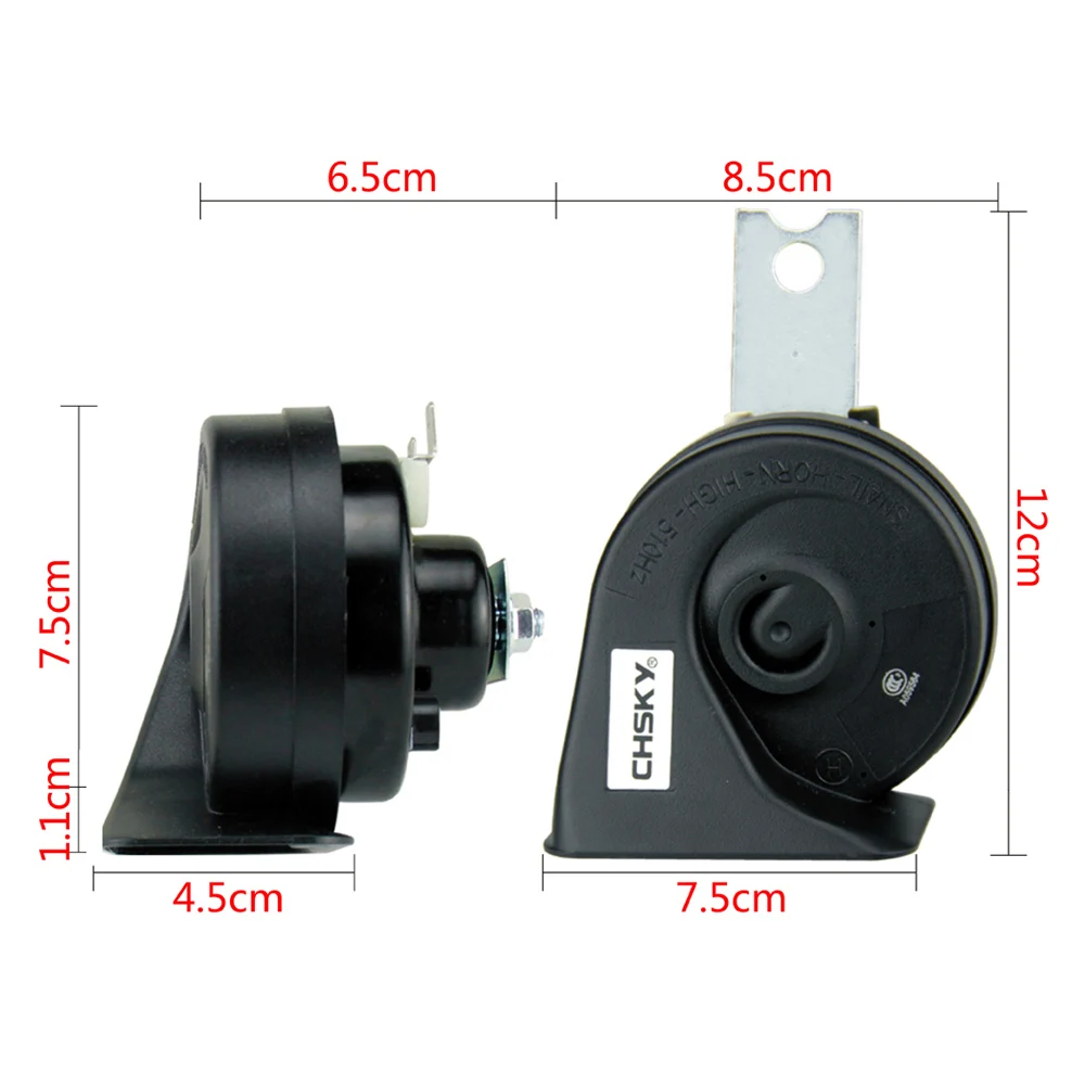 Alibaba.com: CHSKY Black 12V Car Horn Snail for Audi A4, 110-120dB ...
