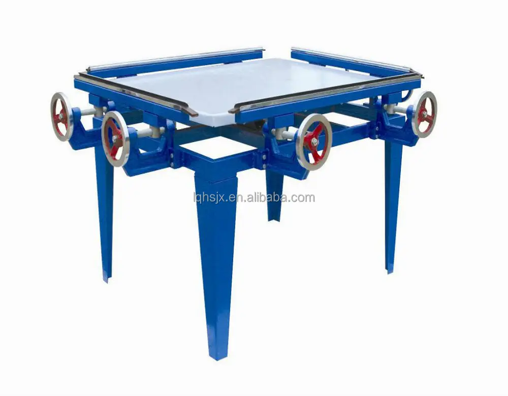 Square Table Manual Screen Printing Stretching Mesh Machine - Buy ...