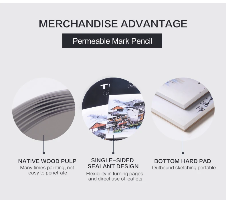 A3/A4/A5 Marker Pad Drawing Paper 120 Gsm Notebook Sketch Book Art ...