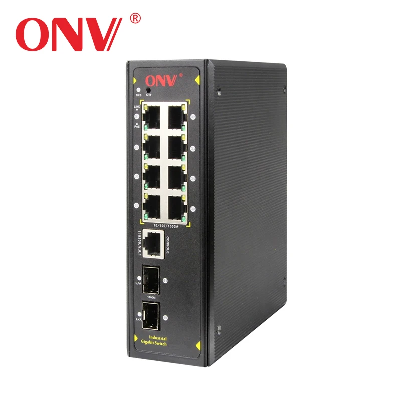 10 Port Managed Industrial Ethernet Switch Ips33108fm - Buy 10 Port ...