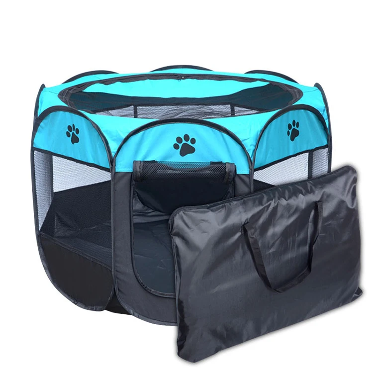 Portable Folding Pet Tent Dog House Cat Tent Cat Fence Kennel Pet ...