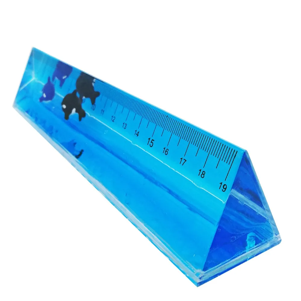 19CM Acrylic Whale Fish Floater Ruler - Eco-Friendly & Decorative