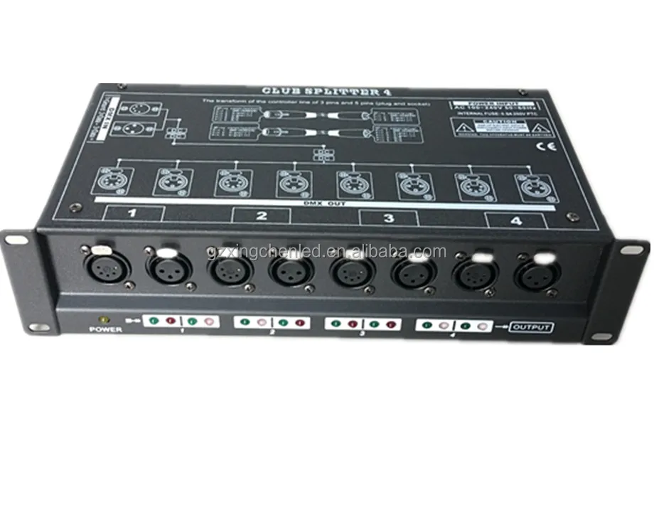 ราคาถูก Dmx Splitter สำหรับเวทีแสง/4 Dmx 512แยก /dmx แยก4way - Buy ราคา ...