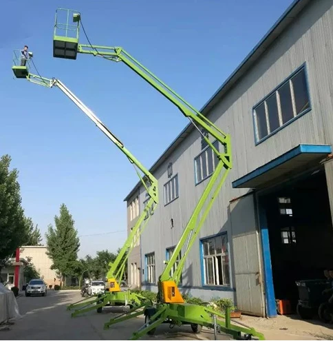 Spider Aerial One Man Lift Trailer Boom Lift Diesel Or Electric Powered ...