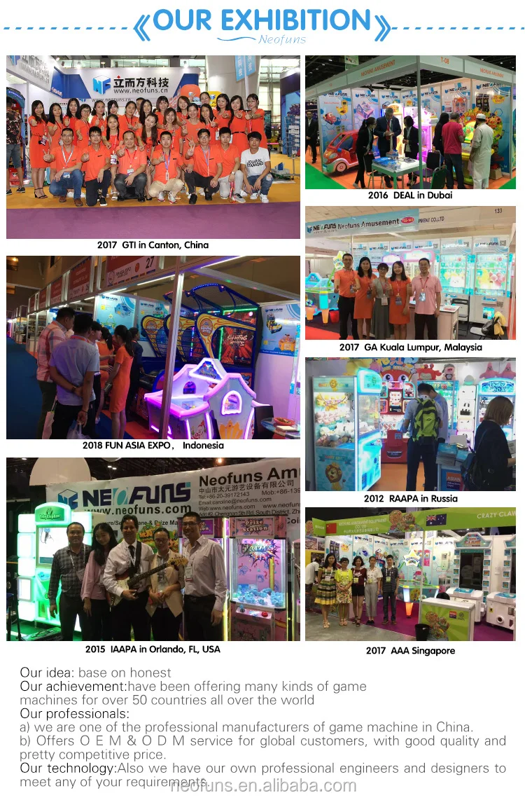 Neofuns Cutting Machine Barber Cut Arcade Game Machine
