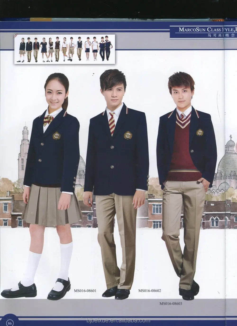 Custom Japanese High School Uniforms - 100% Cotton, Unisex Designs with ...