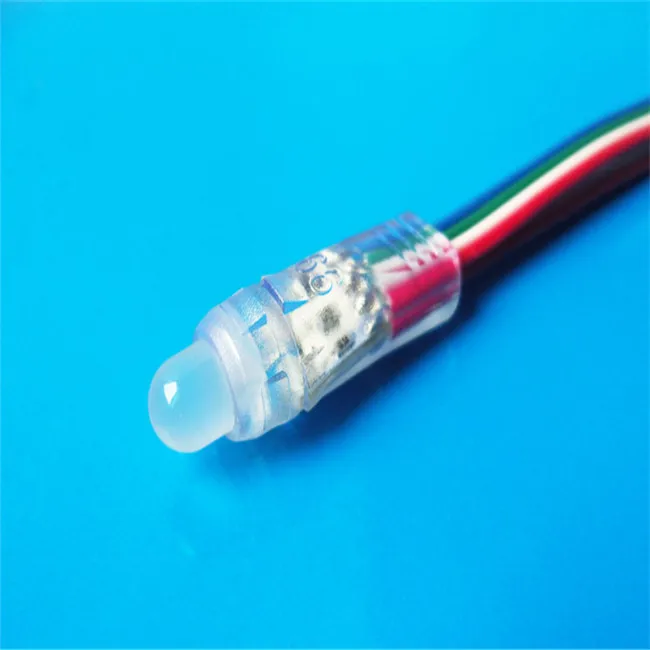 8mm 12mm Addressable Matrix Bullet Pixel Ws2811 Rgb Led String Point ...