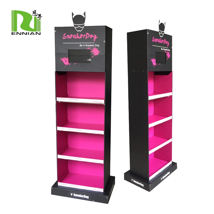 Nieuwe Ontwerp Kartonnen Vloerstandaard Displays/ Display Rack Voor Tas ...