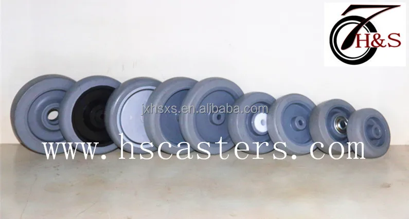 Customizable Rubber & Plastic Wheels for Material Handling OEM