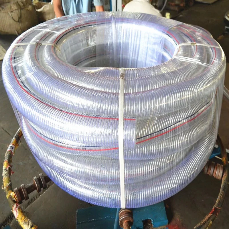 Iso Flexible Steel Wire Reinforced Pvc Water Suction And Discharge Pipe ...