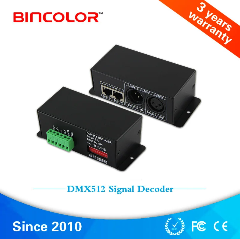 Bc-802-1809 Zhuhai Factory512 Channels Dmx To Spi Ws2812b Decoder ...