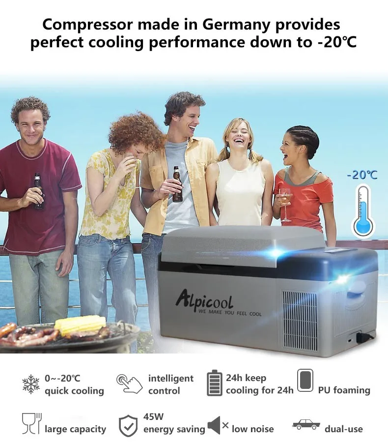 Alpicool Portable Car Fridge - Ultimate Camping Companion
